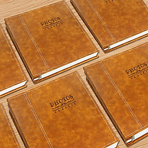 Safedealshop Magnetic Self-Stick Page Photo Album,Leather Cover,Holds 4X6,5X7,6X8,8X10,10X12 of Photos,Suitable for Anniversary Albums,Wedding Photo Album,Baby Growth,Family Album.