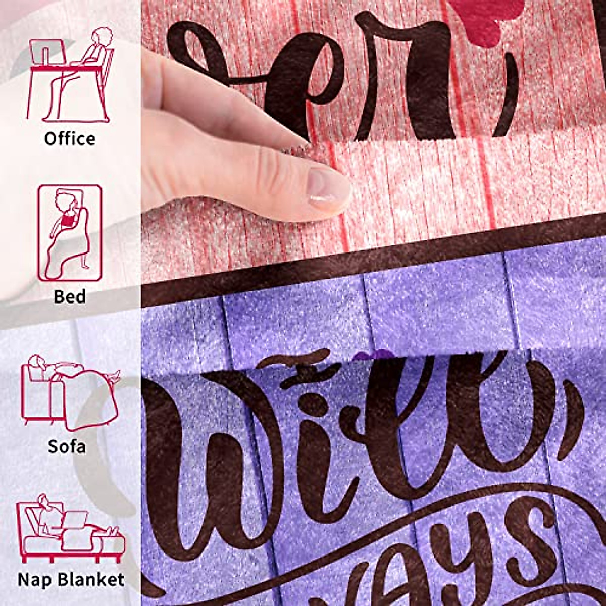 Grandma Gifts Throw Blanket Best Birthday Gifts for Grandma Nana Gifts from Grandchildren Granddaughter Blanket Grandmother (Grandma Gifts, 60"X50")