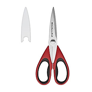 KitchenAid All Purpose Shears with Protective Sheath, 8.72-Inch, Red