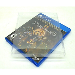 10PCS CLEAR PLASTIC PROTECTIVE BOX PROTECTORS CASE For SONY PLAYSTATION PS4 CIB GAME