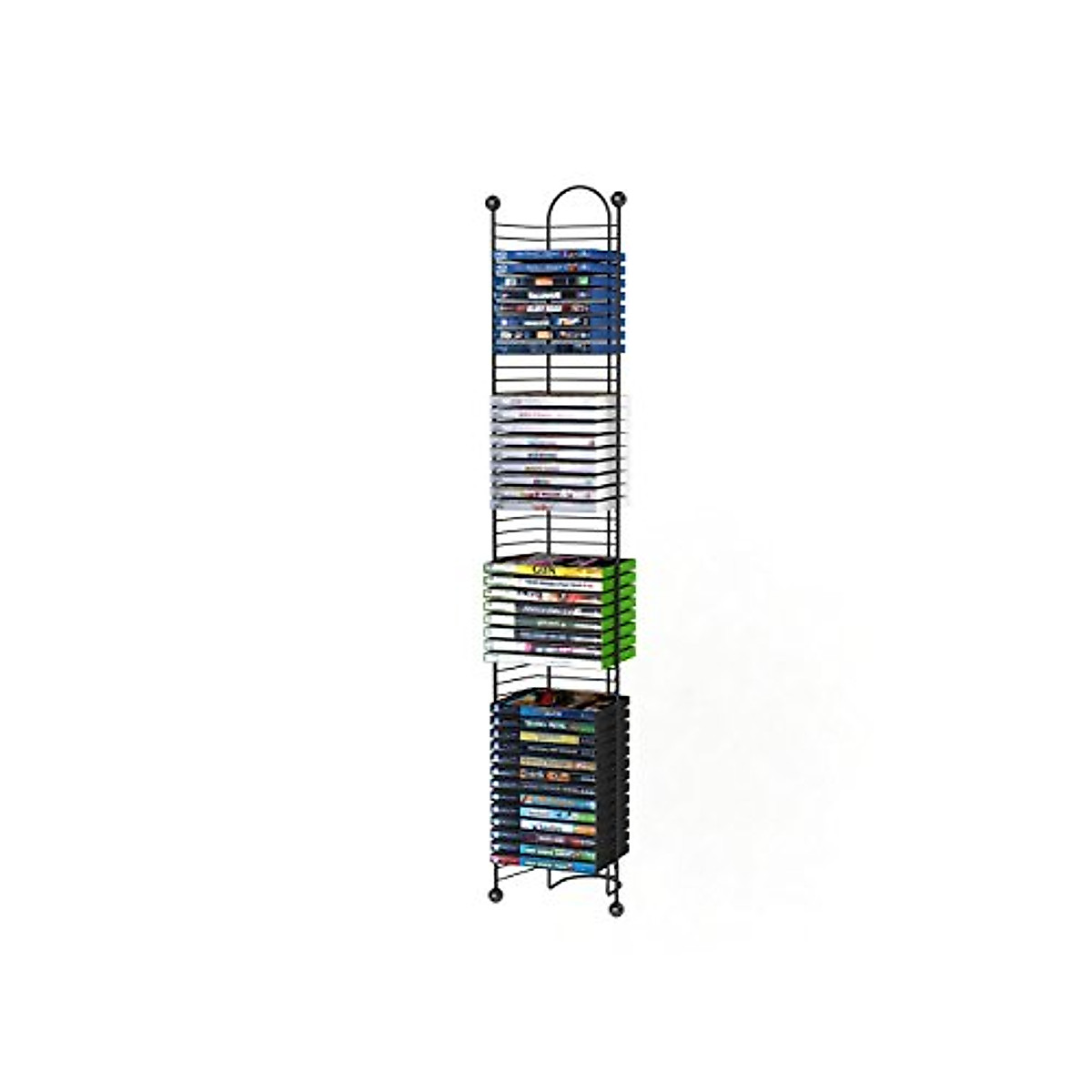 Atlantic 52-DVD/BLU Ray Disc Tower - PN 63712035 in Gunmetal