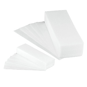 100pcs Non-woven Hair Removal Paper Depilatory Wax Strips Epilator Waxing Tools，50 Small 50 Large