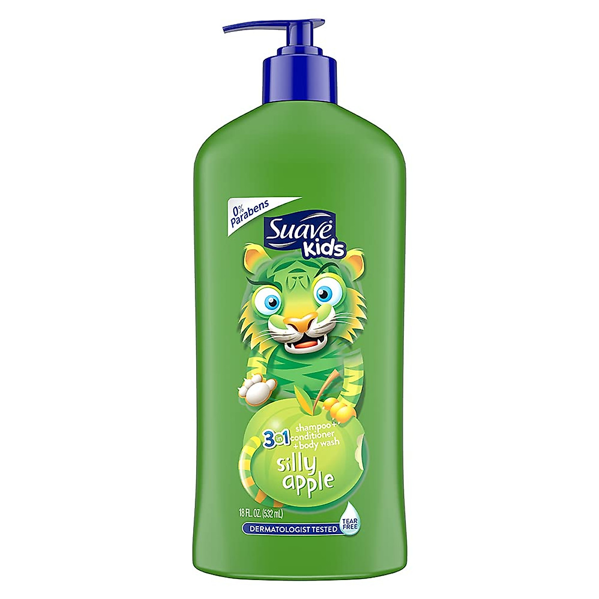 Silly Apple 3-in-1 Shampoo, Conditioner, Body Wash
