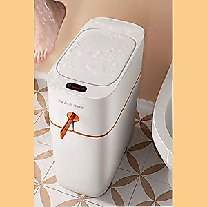 CZDYUF Smart Sensor Trash Can Electronic Automatic Bathroom Waste Garbage Bins ( Color : Gray )
