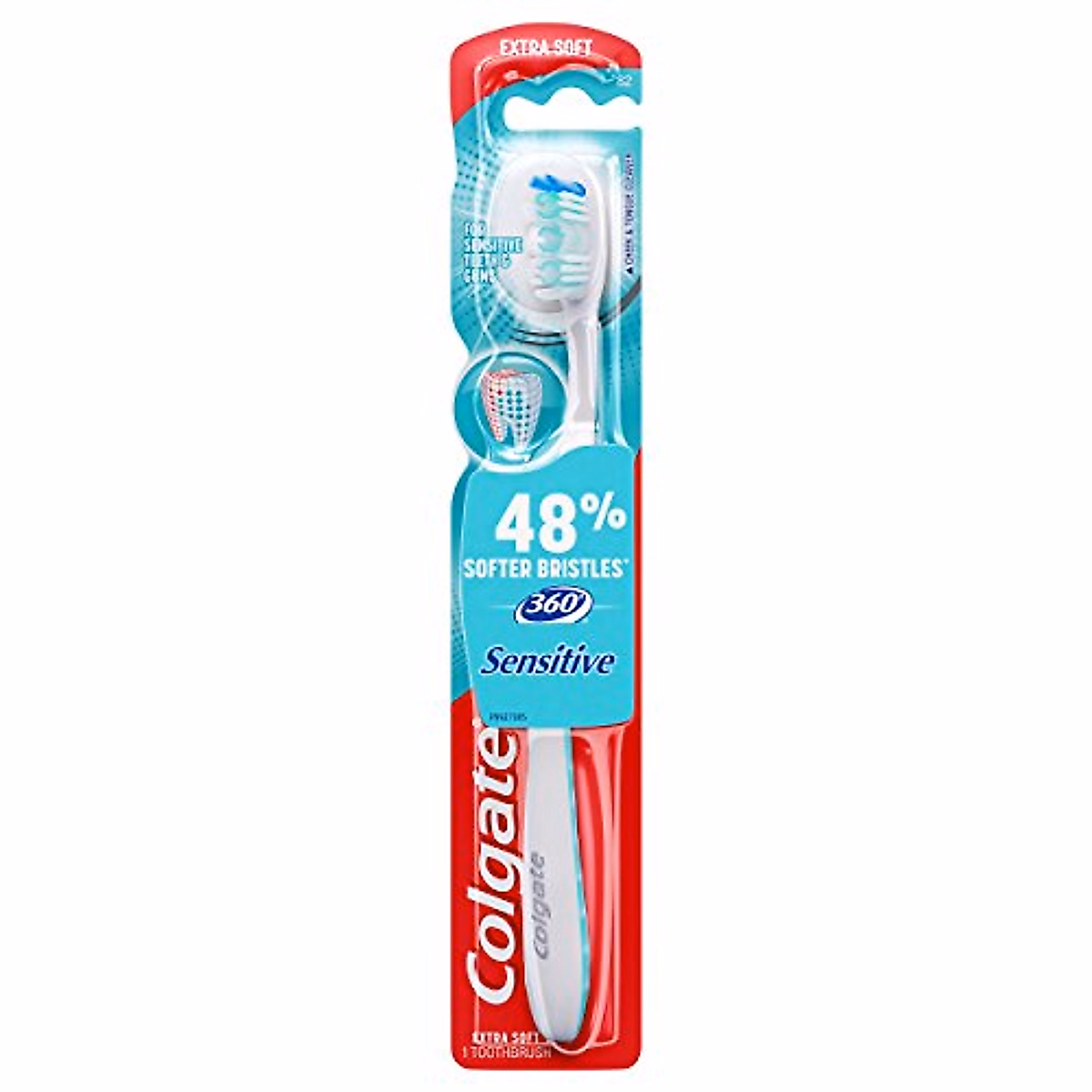 Colgate 360 Enamel Health Extra Soft Toothbrush for Sensitive Teeth