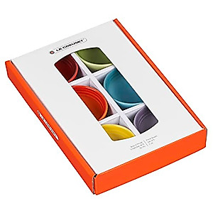 Le Creuset Stoneware Pinch Bowl Gift Set, Set of 6 Prep Bowls, Multi Color