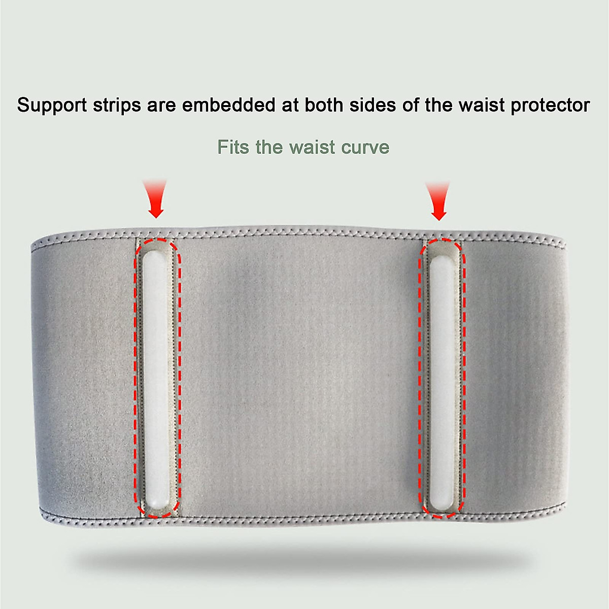 Self-Heating Wormwood Waist Belt, Natural Herbs Mugwort Lumbar Belt Moxibustion Heating for Back & Spine Pain Relief, Breathable Back Support Belt with Heating Pad for Men & Women Lumbar Support