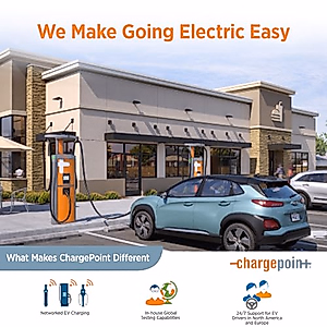ChargePoint Home Flex Level 2 EV Charger, NEMA 6-50 Outlet 240V EV Charge Station, Electric Vehicle Charging Equipment Compatible with All EV Models