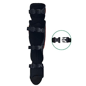 Shinegro Protective Shin Guard Brush Gaiter with Comfortable Sponge Cushion for Trimming Weed Eating Mowing