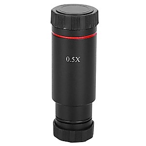 Microscope Camera Adapter Lens, Microscope Accessory 0.5X Microscope Adapter Lens Practical Wellmade Clearly for Electronic Eyepiece CCD Camera Instrumentation