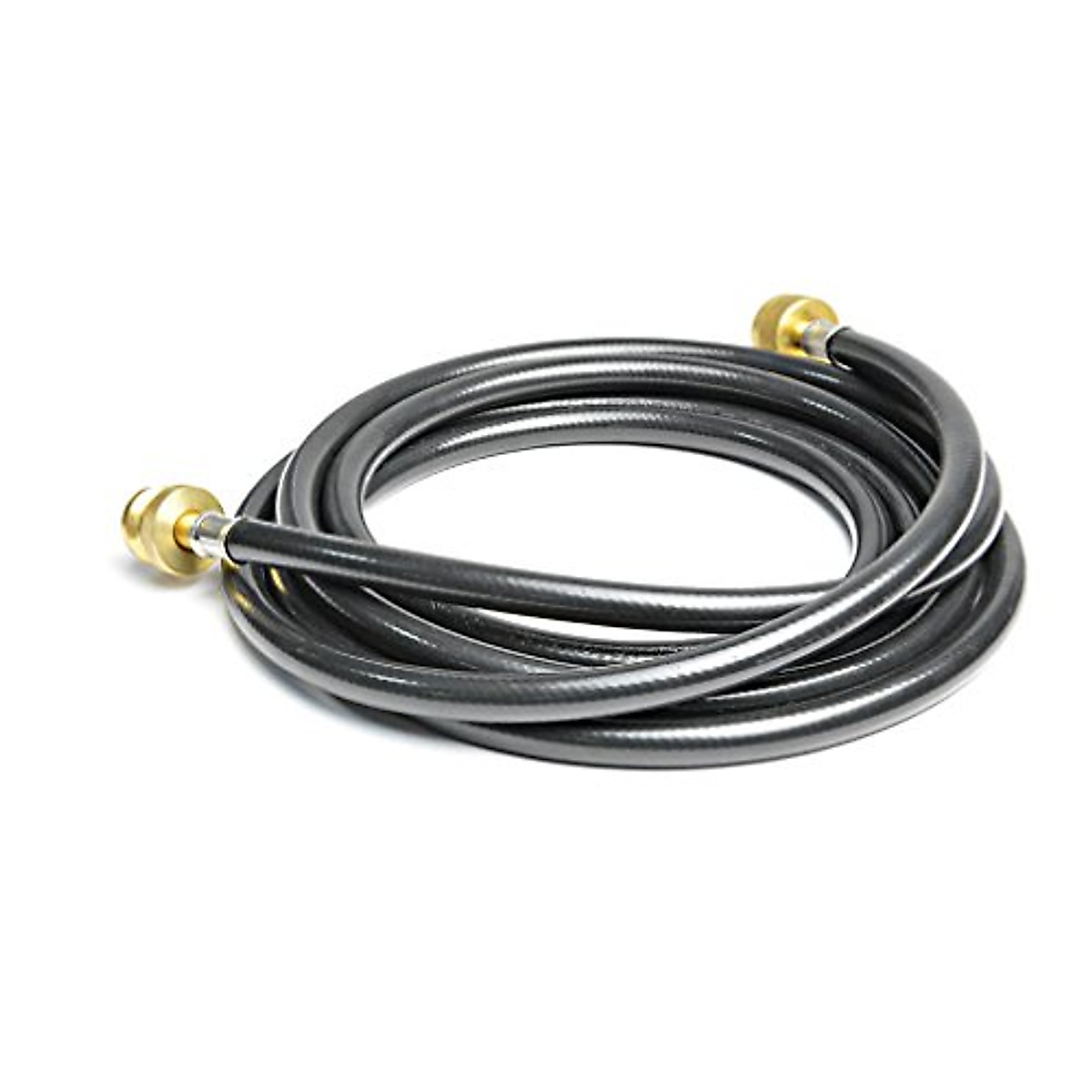 Stanbroil Propane Brass Tee Adapter Kit with 4-Port with 5-feet and 12-feet Hose for Motorhomes Tank RV Camping