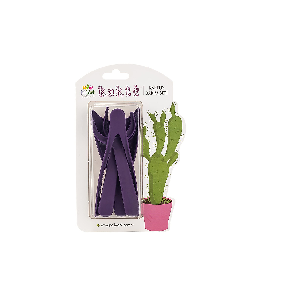 Mini Garden Hand Transplanting Set of 4 pc Succulent Cacti Cactus Tools Miniature Planting, Set for Fairy Garden, Potting, Houseplant, Bonsai Tools, Bonsai Kit, Shovel, Thong (Yellow)