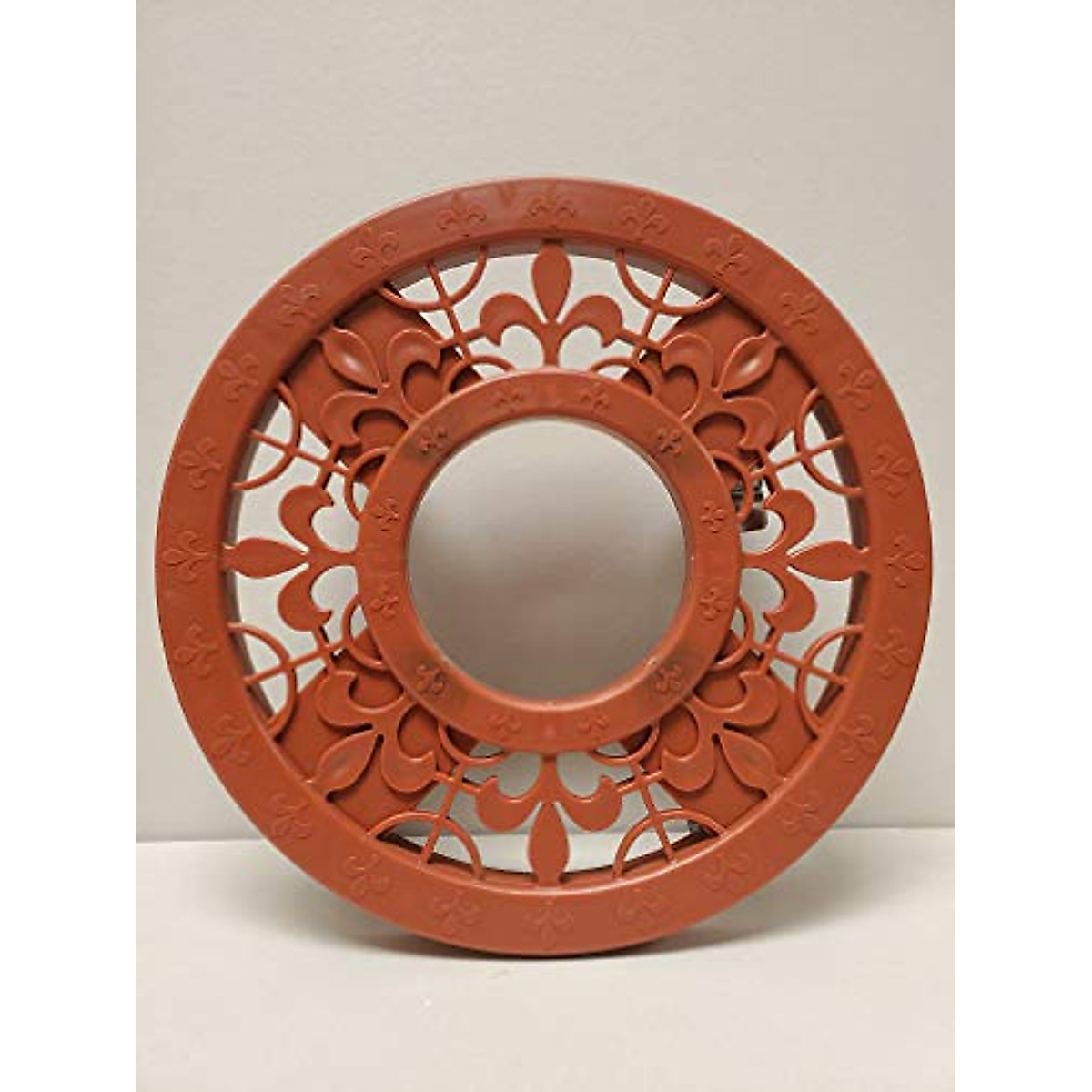 Little Easy, Patio Caddy Plant and Pot Mover; Easy Rolling; Decorative,Heavy Duty, 360° Swivel Locking Wheels; Durable Plastic; Indoor, Outdoor Home and Garden Tool; 12 Inch Plant Dolly (Terra Cotta)