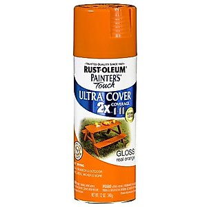 Painter's Touch 2X 12 Oz Real Orange Cover Spray Paint Gloss [Set of 6]6