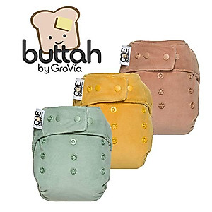 GroVia Buttah O.N.E. Reusable Baby Cloth Diaper (Yarrow)