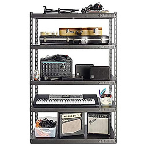 Gladiator 48" Wide EZ Connect Rack with Five 18" Deep Shelves