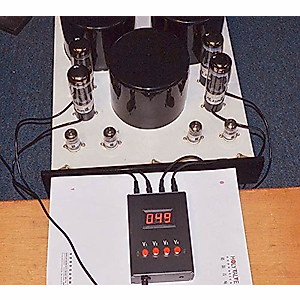 Vacuum Tube Tester Bias Probe 8pin Tube Tester Current Probe Vacuum Tube Amplifier Amptata V8 DIY Octal Vacuum Tube Checker Quad Meter for EL34 KT88 6L6 6CA7 6V6 5881 6550 KT66 KT100 KT120 mA Version