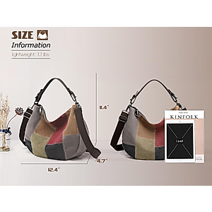 Canvas Tote Bag for Women Large Hobo Bag 2 Straps Crossbody Shoulder Handbag Pocketbooks Womens Purses