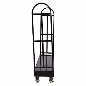 U-Boat Utility Cart Platform, Steel Dolly Industrial Transporting Hand Truck 60.5"x15.7"x52.2" 2000LBS Heavy Duty Dolly Cart with Six Wheel