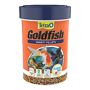 Tetra Goldfish Variety Pellets, Balanced Diet, 1.87 Ounce
