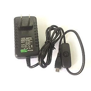 Raspberry pi power supply with switch - Pi 3 Model B B+ A+ Raspberry Pi 2 Model B Raspberry Pi A/A+/B/B+ Raspberry Pi Zero Power Supply Charger AC Adapter 5V 3A PSU Micro USB with Power On/Off Switch