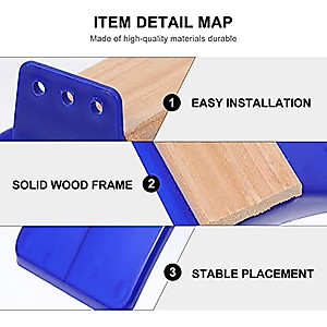 balacoo 4pcs Dove Rest Stand Lightweight Pigeons Bird Perches Plastic Wood Roost Bird Dwelling Support Cage Accessories for Dove Pigeon and Other Birds