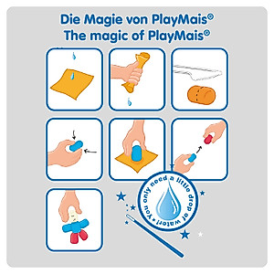 PlayMais BASIC My 1st Forest Animals starter craft kit for kids from 3 years I natural toy with 650 pieces I stimulates creativity & motor skills I gift for girls & boys I Made in Germany