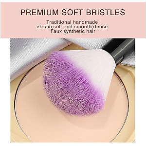 Make up Brushes, VANDER Professional 32pcs Makeup Brush Set, Makeup Brushes Set Foundation Blending Cosmetic Brush Set Kit,Purple（Cosmetic bag not included）