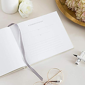 Global Printed Products Funeral Guest Book 9"x7" - FGB-Ivy