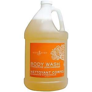 Tangerine Lemongrass Body Wash Spa Massage Salon Scented- Gallon Bottles (1 Gallon)