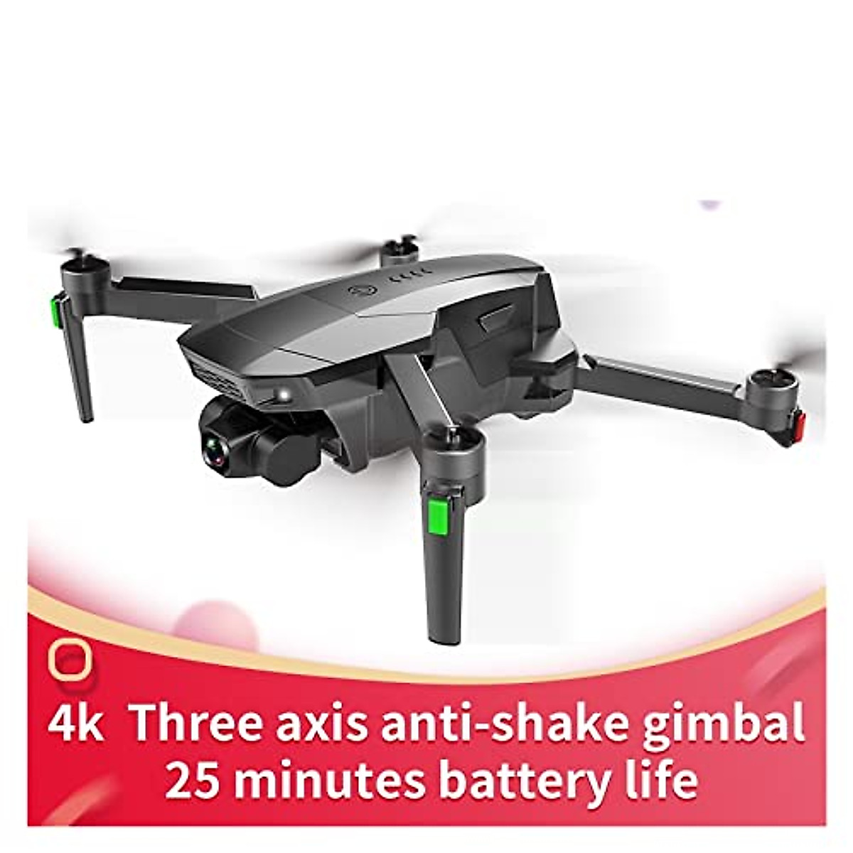 ZUONU SG 907 MAX GPS Drone 4K HD Dual Camera 5G FPV 7.6V with 3-Axis Gimbal ESC Flight Brushless RC Quadcopter Profesional (Color : SG907MAX 6K 3B 32G)