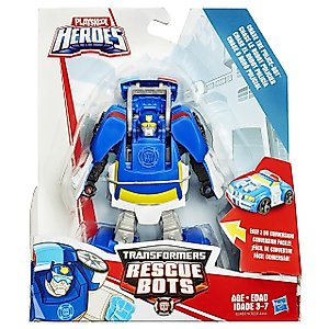 Playskool Heroes Transformers Rescue Bots Rescan Chase The Police Bot Action Figure
