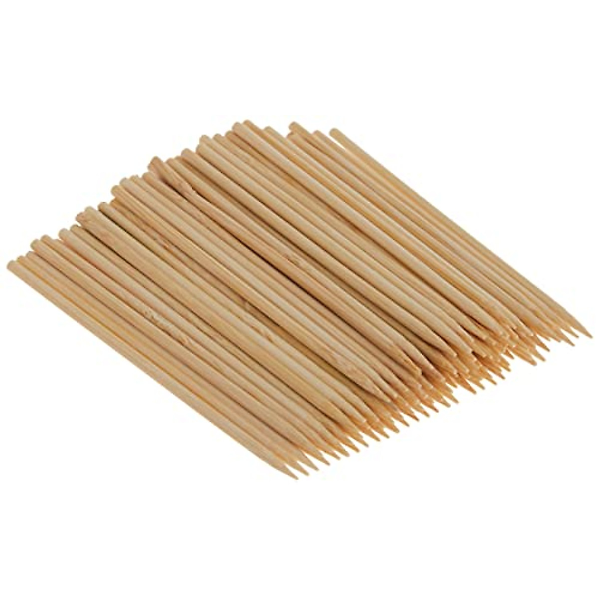 HIC Harold Import Co. HIC Bamboo BBQ, Kabob and Grill Skewers, 4-Inches Long, Set of 100, 4 Inch, Brown