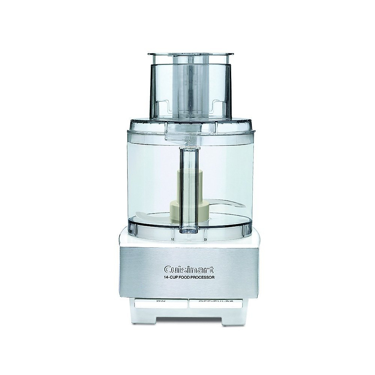 Cuisinart DFP-14BCWNYFR 14-Cup Food Processor Custom, White - Certified (Renewed)