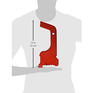 Wall Control Heavy Duty Pegboard Hook Slotted Hook Pair - Slotted Metal Pegboard Heavy-Duty Hooks Pegboard and Slotted Tool Board – Red