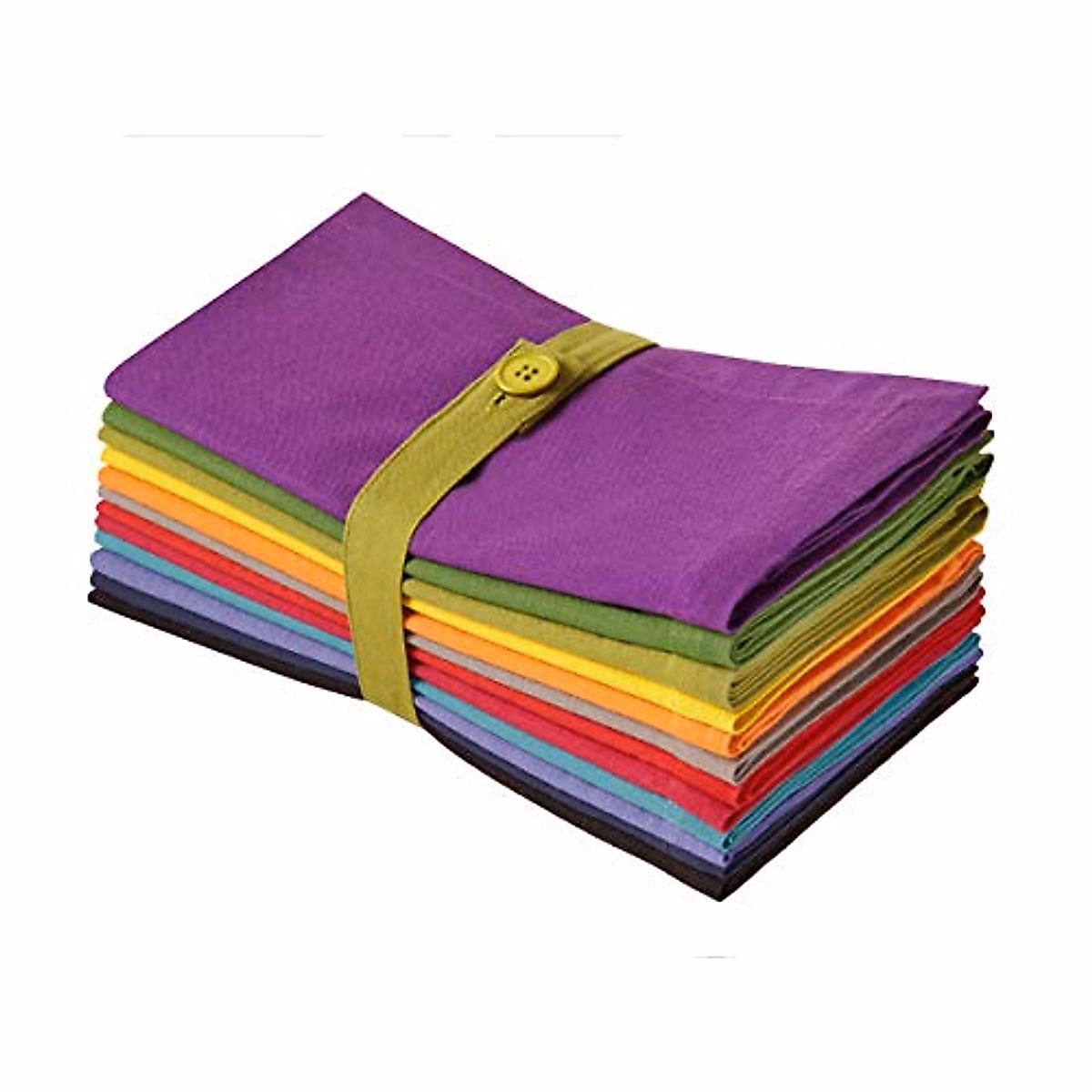 COTTON CRAFT Multicolor Cloth Napkins - Set of 12 Pure Cotton Everyday Lunch Dinner Napkin - Spring Summer Fall Holiday Birthday Party Gift - Soft Washable Absorbent Reusable Napkin - Oversized 20x20