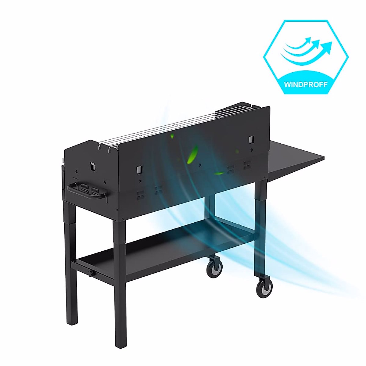 28 Inch Griddle Wind Guard/Wind Screen and Griddle Warming Rack for Blackstone 28 Inch Griddle, Griddle Accessories Kit for Blackstone (For 28")