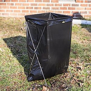 Midwest Gloves & Gear Bag Caddy - Portable Bag Stand for 33 to 39 Gallon Trash Bags, Style 52H8, 2018 Version, 2 Pack, Metal