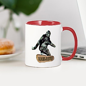 CafePress Bigfoot I Believe Mug Ceramic Coffee Mug, Tea Cup 11 oz