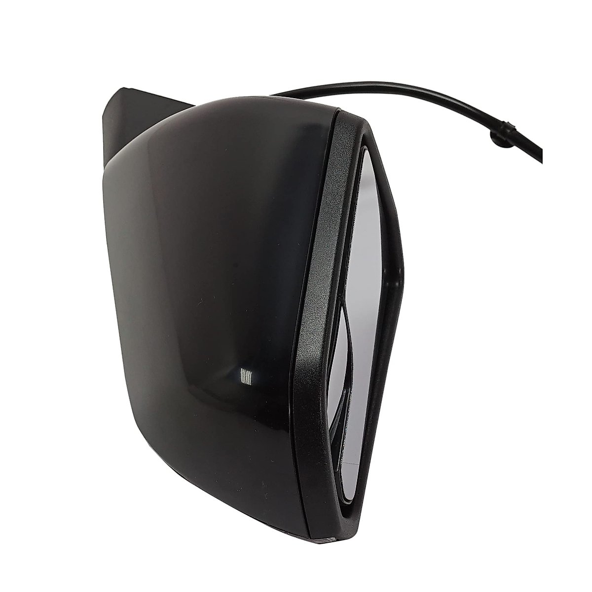 Kool Vue Driver Side Power Non-Heated Mirror for Ford Mustang 2015-2020 With Signal Light & Spotter Glass; Without Memory & Puddle Lamp Paintable