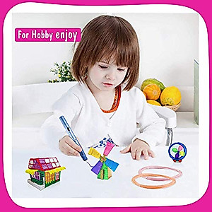 3D Pen Filament 328 Feet 20 Colors, Widon PLA Filament Bonus Finger Caps, 1.75mm Filament Refills, Non-Toxic, Smooth Printing and Kids Safe