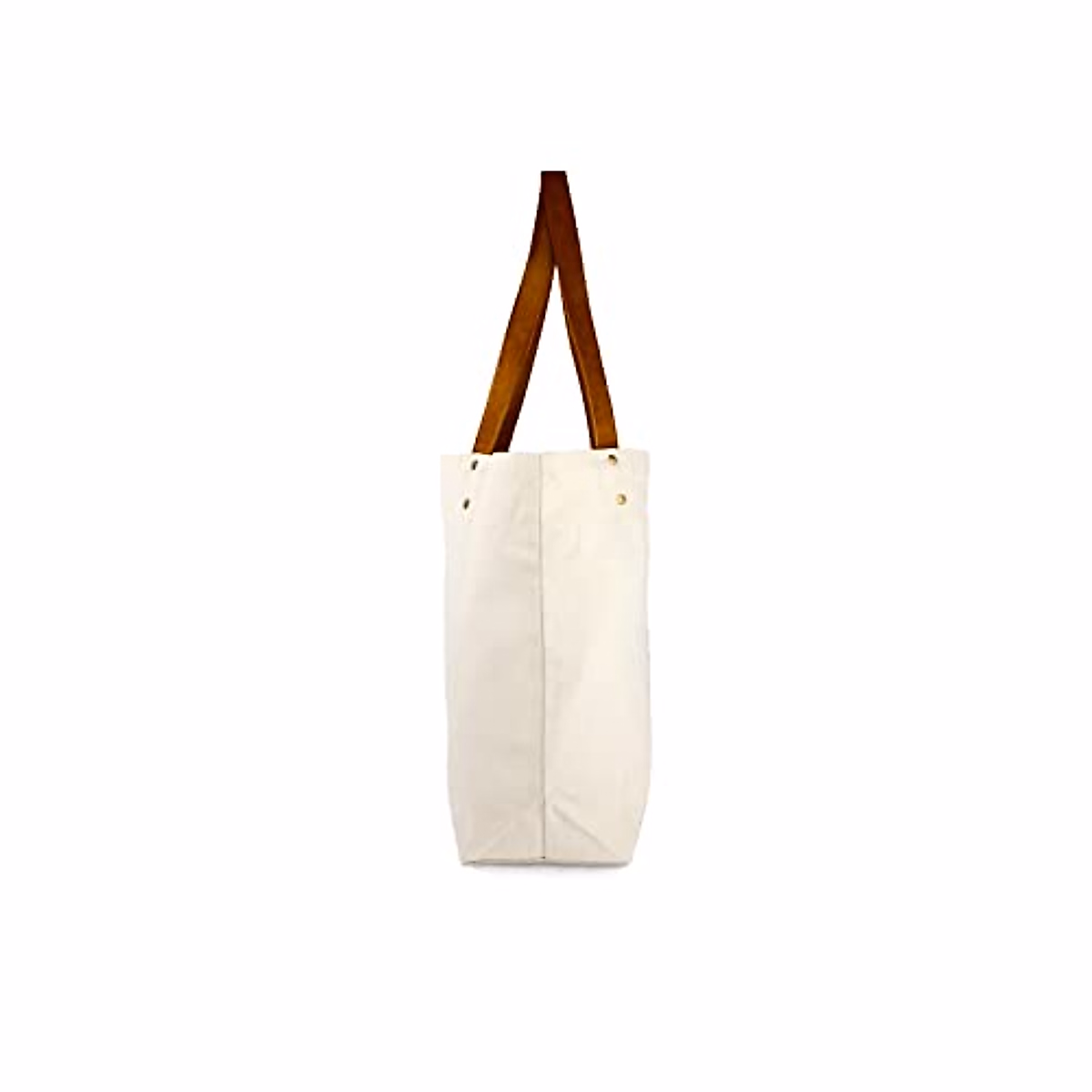 Rustic Tennessee State Flag, Contour (Canvas Deluxe Tote Bag, Faux Leather Handles & Zip Pocket)