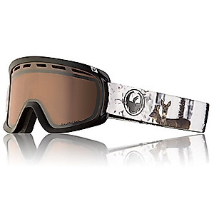 Dragon Alliance D1 OTG Ski Goggles, Black, Ink/Luma Blue Ion Lens