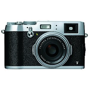 FUJIFILM premium compact digital camera X100T Silver FX-X100T S [International Version, No Warranty]