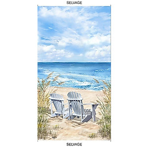 Timeless Treasures Fabrics Ocean Breeze Quilt Fabric 24''x44'' Panel C1083 Multi