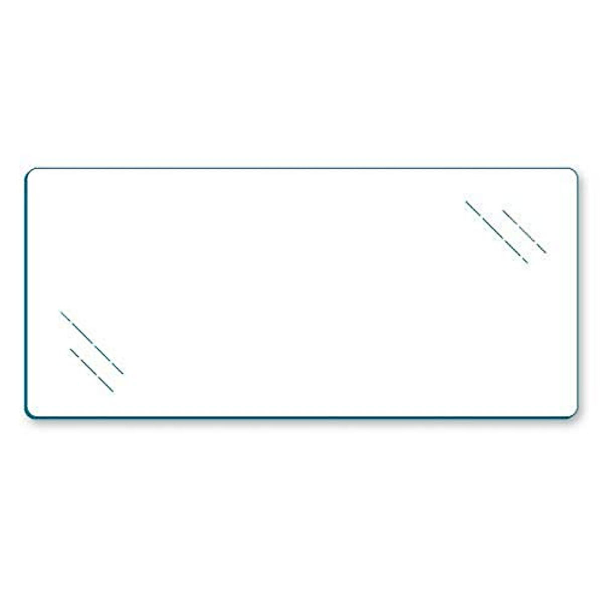 Econoco Commercial Tempered Glass Shelves, 12" x 24" (Pack of 5)