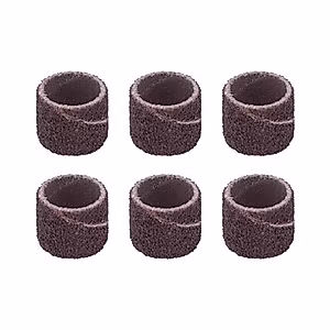 Dremel 408 1/2-Inch Sander Bands, Coarse, 6 Pack, Rotary Tool Accessory