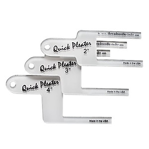 Home Sewing Depot Quick Pleater - Large Set of 3 - Includes 2", 3", and 4" Pleater