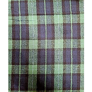 Newcastle Fabrics Yarn Dyed Flannel, Hunter/Navy