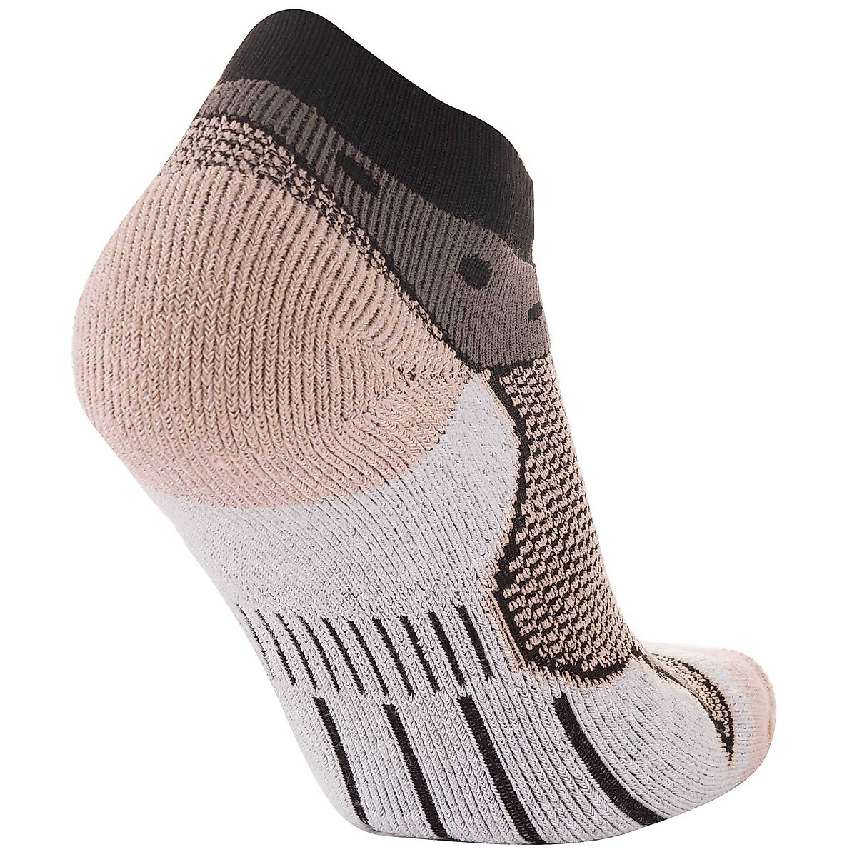 Zensah Copper Lightweight Running Socks, Small, Slate